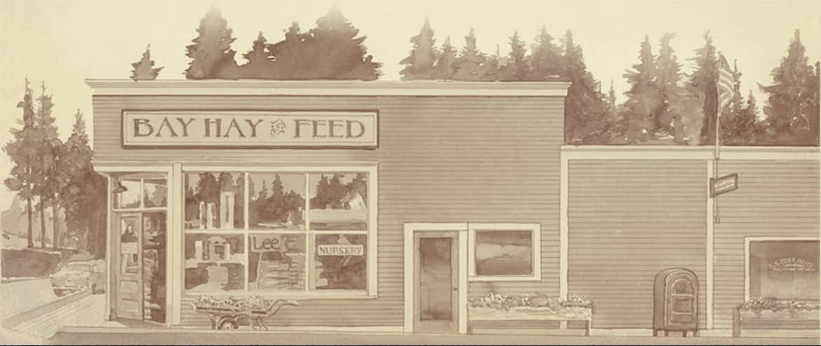 Bay Hay and Feed an old fashioned farm store on Bainbridge, Kitsap WA